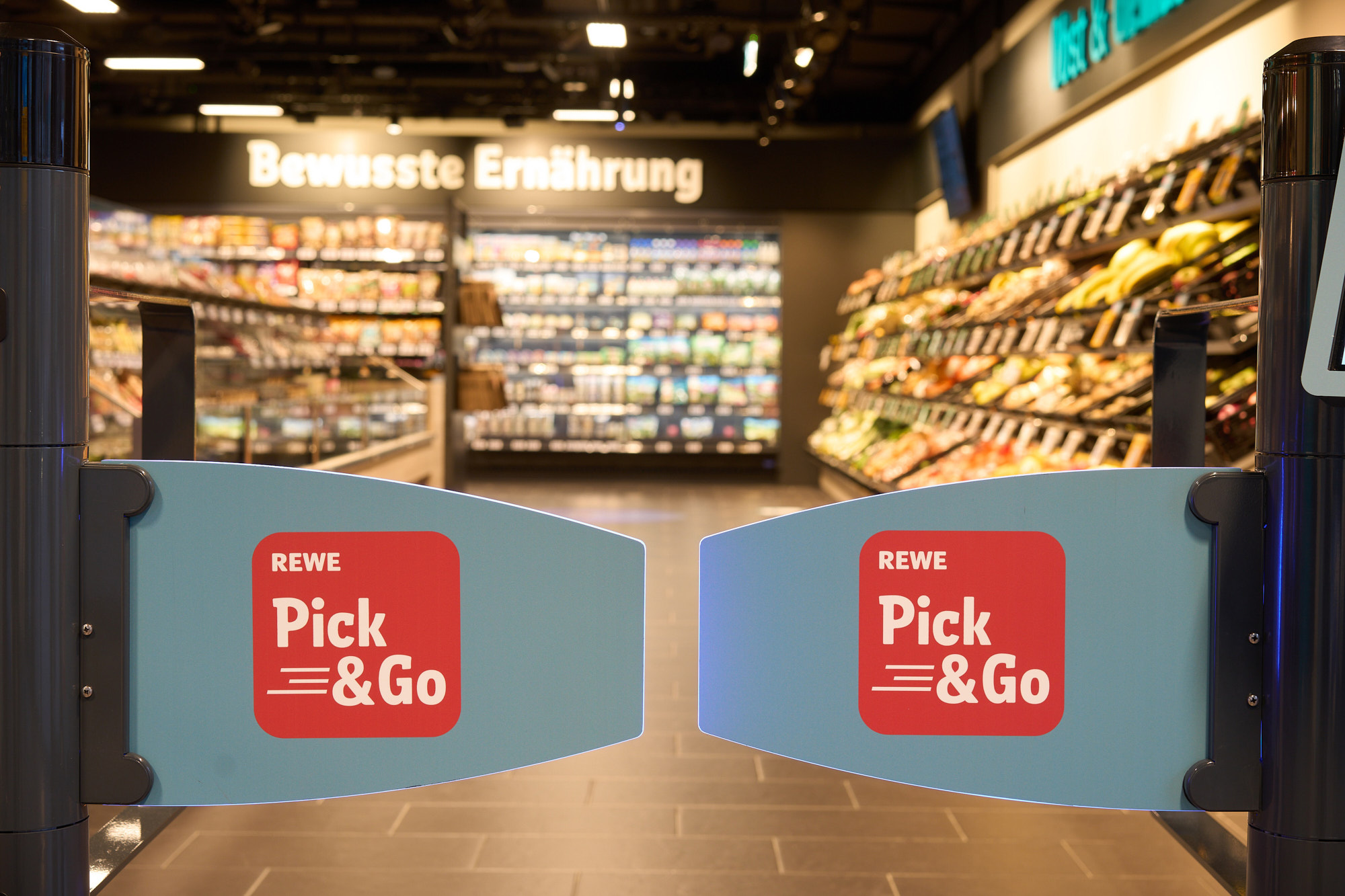 First fully autonomous REWE Pick&Go store opens in Munich - REWE Group