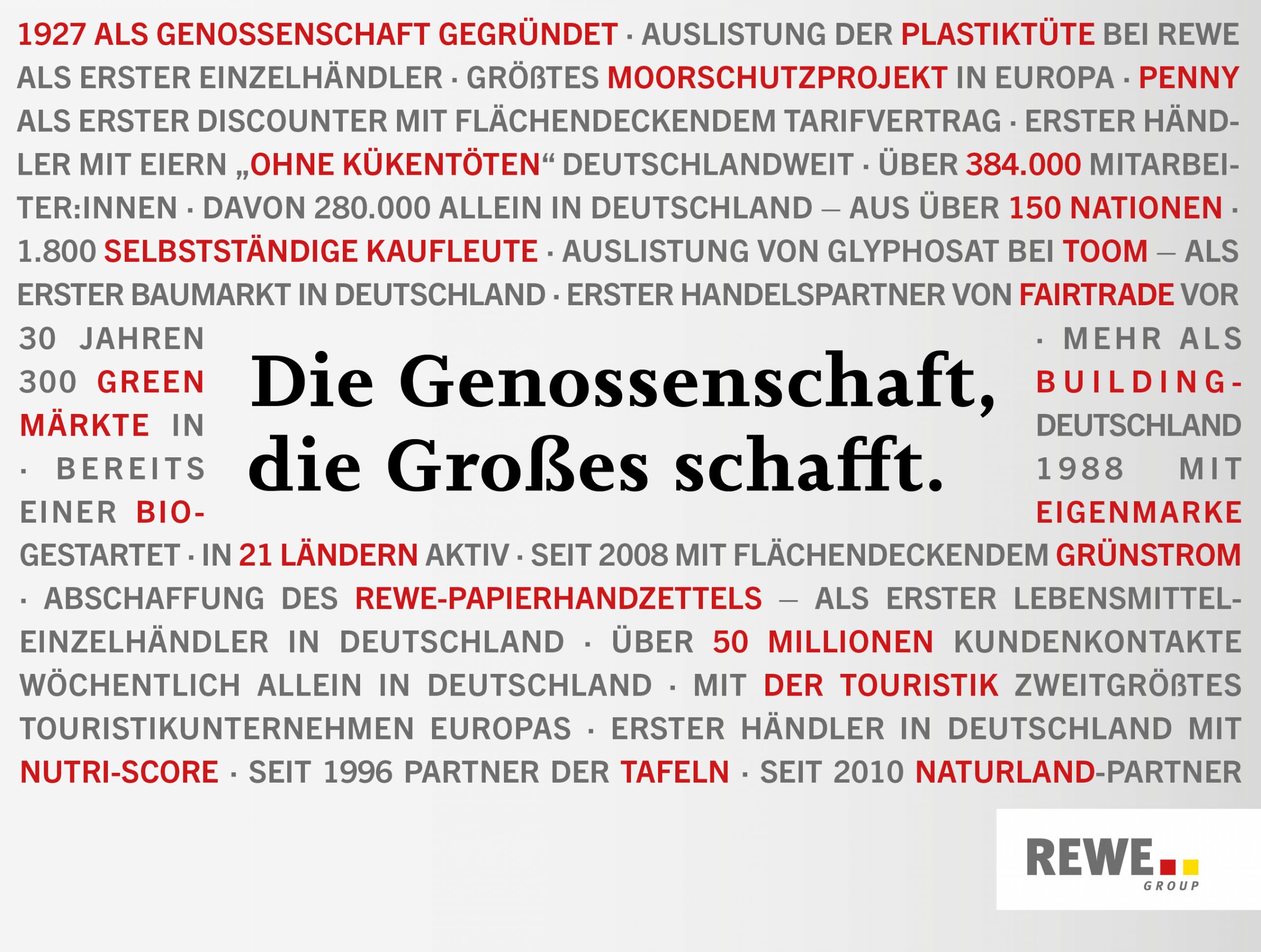 Die Genossenschaft, die Großes schafft. - REWE Group