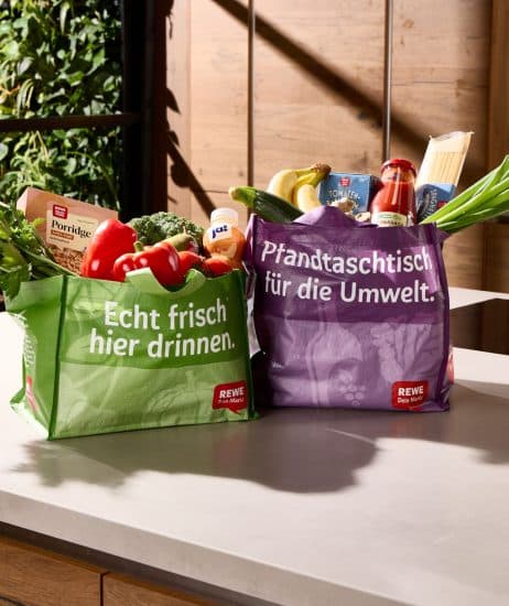 REWE Lieferservice stellt auf Mehrwegtaschen um und spart jährlich 40 ...